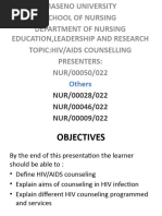 HIV Annex I-A HTS Couselling Form (With Consent Form) | PDF