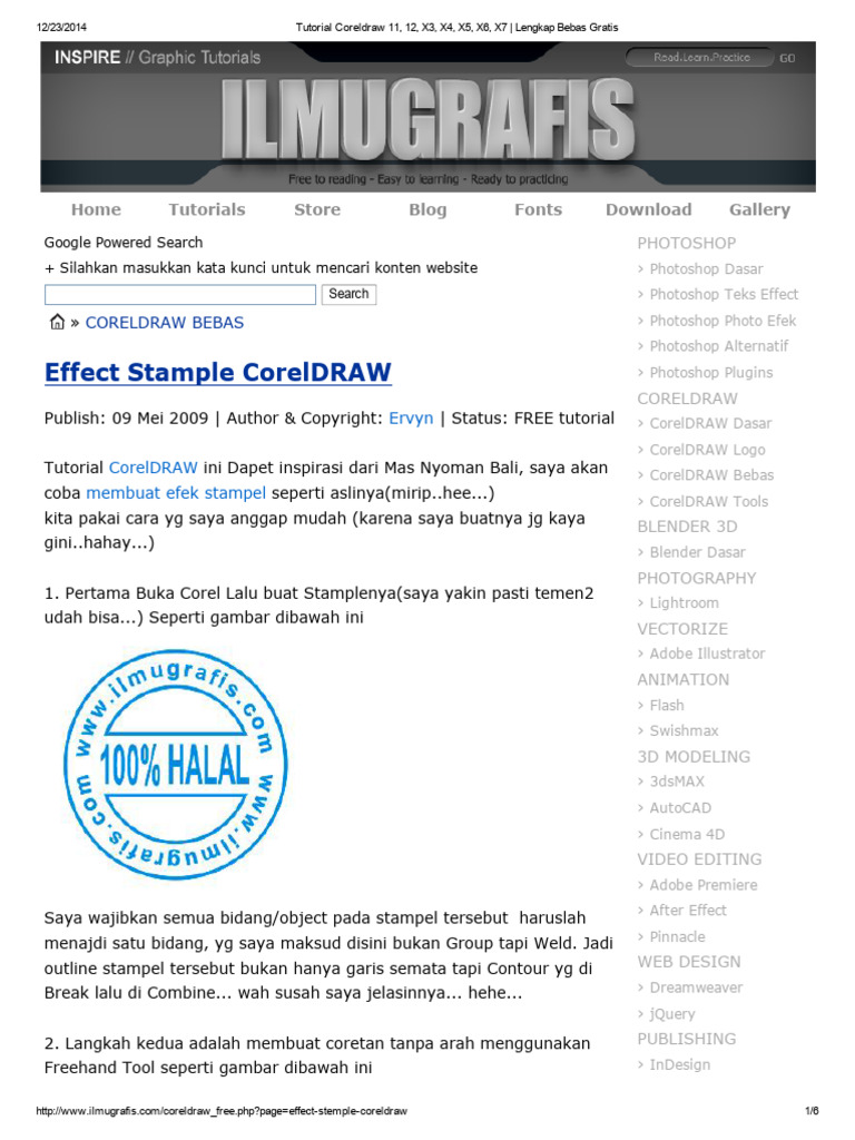Effect Stample Corel Draw | PDF
