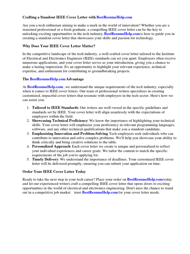 Cover Letter Ieee | PDF | Modulation | Orthogonal Frequency Division ...