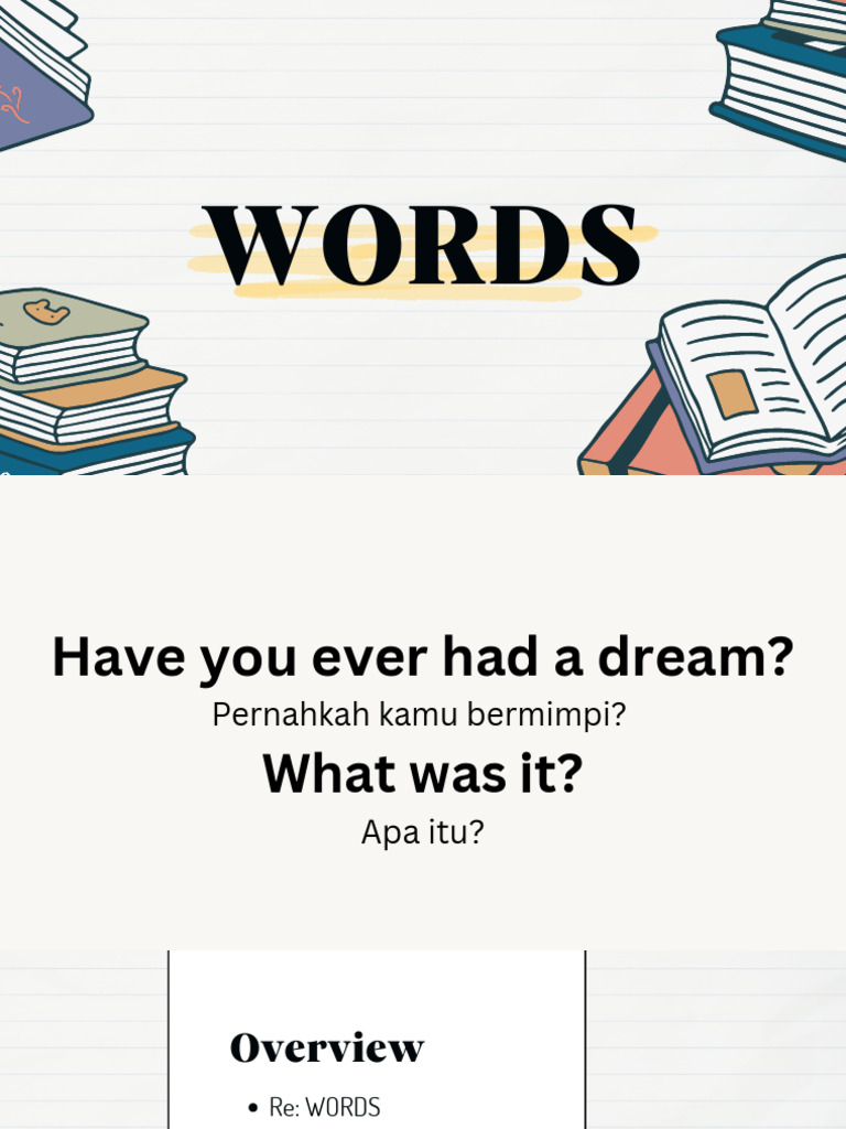 Words Session 2 | PDF | Language Arts & Discipline