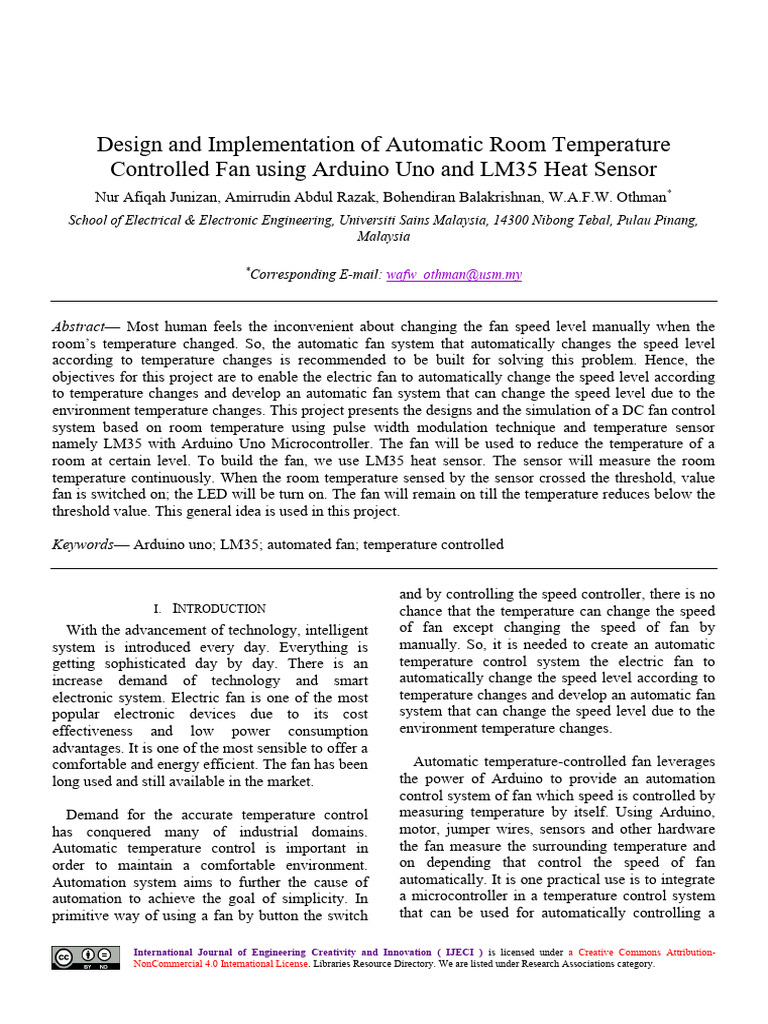 Design and Implementation of Automatic R | PDF | Microcontroller | Analog To Digital Converter