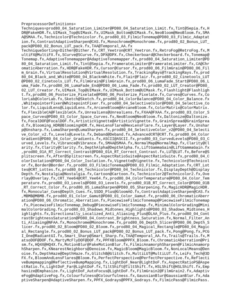 SweetFX - Settings - b'ARK - Survival Evolved' - B' (R.I.S.) Realistic ...