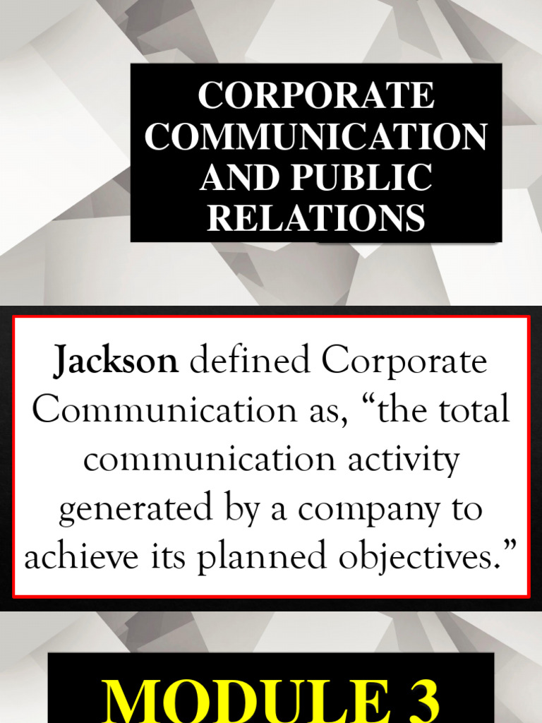 CCPR Module 3 | PDF | News | Communication