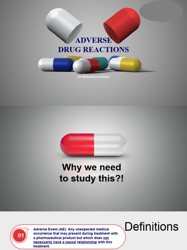 ADR (adverse drug reaction) | PDF | Substance Abuse | Drug Withdrawal