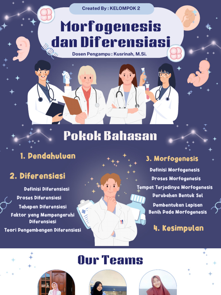 Morfogenesis dan Diferensiasi Sel | PDF