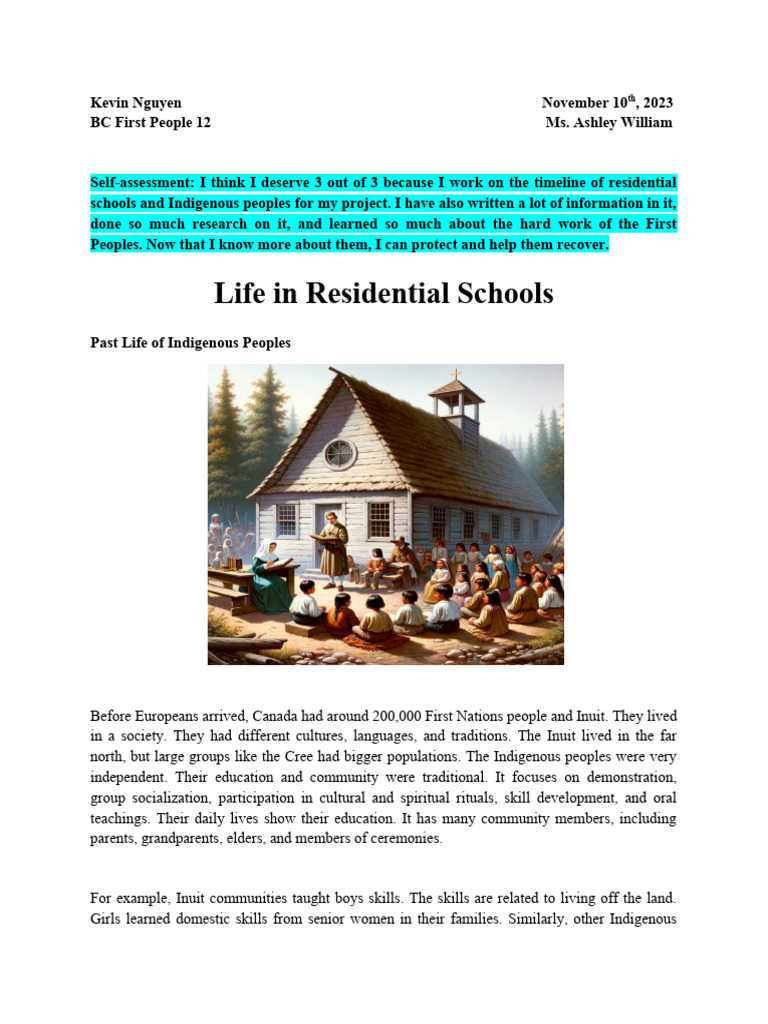 What Happened To The Indigenous Peoples at The Residential Schools ...