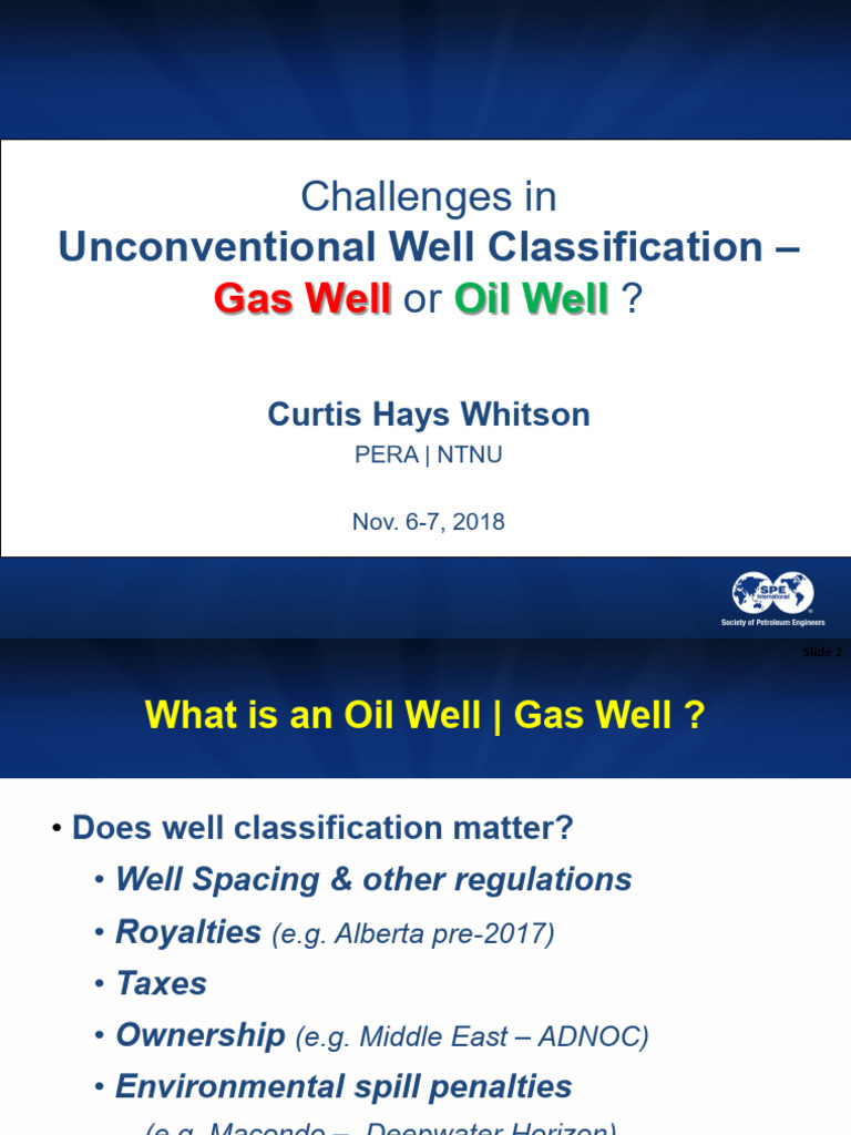 Unconventional Well Classification Guide | PDF | Petroleum Reservoir ...