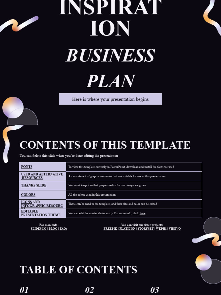 Design Inspiration Business Plan | PDF | Planets | Solar System