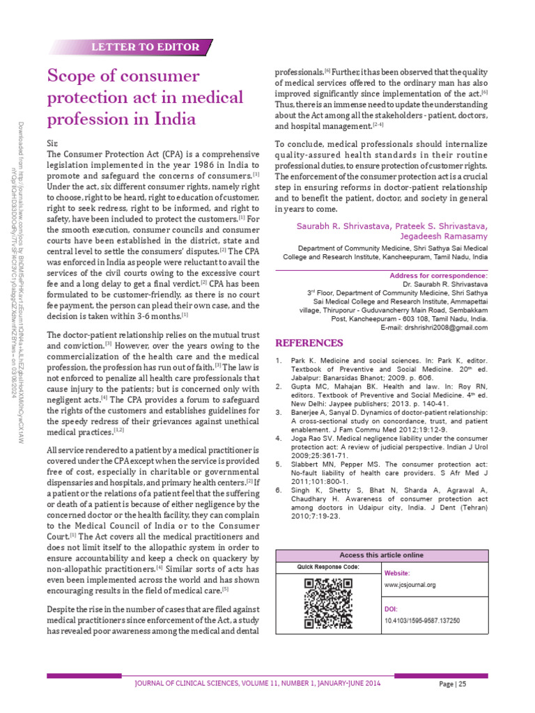 scope_of_consumer_protection_act_in_medical.8 | PDF | Patient ...