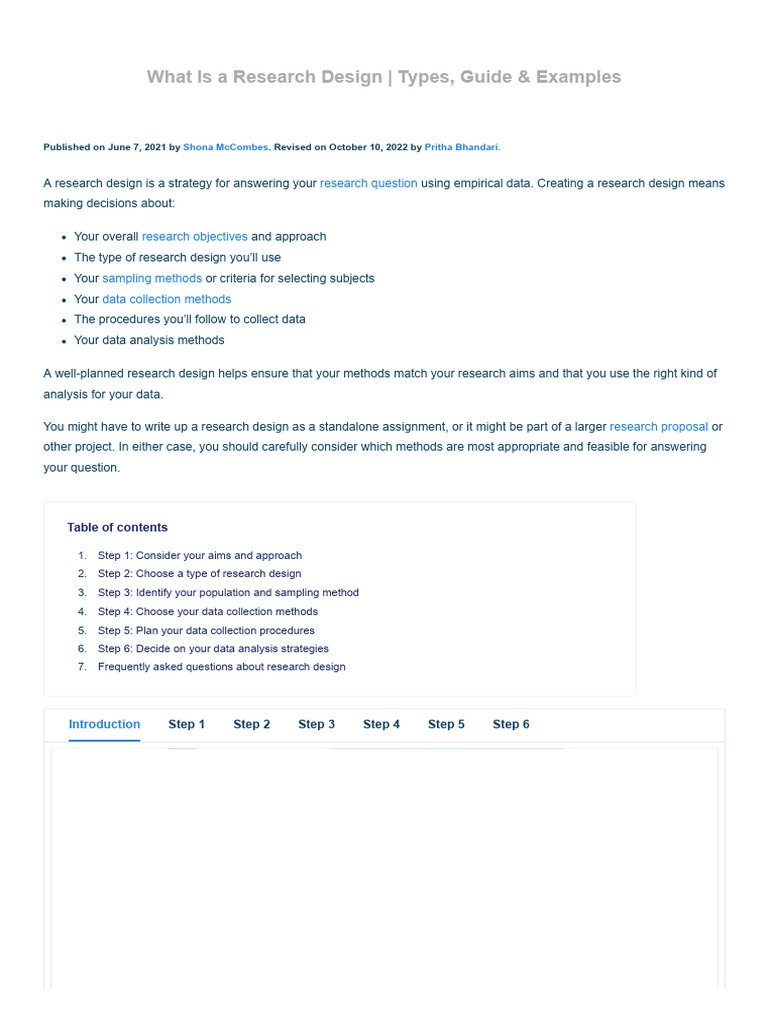 What-Is-a-Research-Design | PDF | Qualitative Research | Survey Methodology