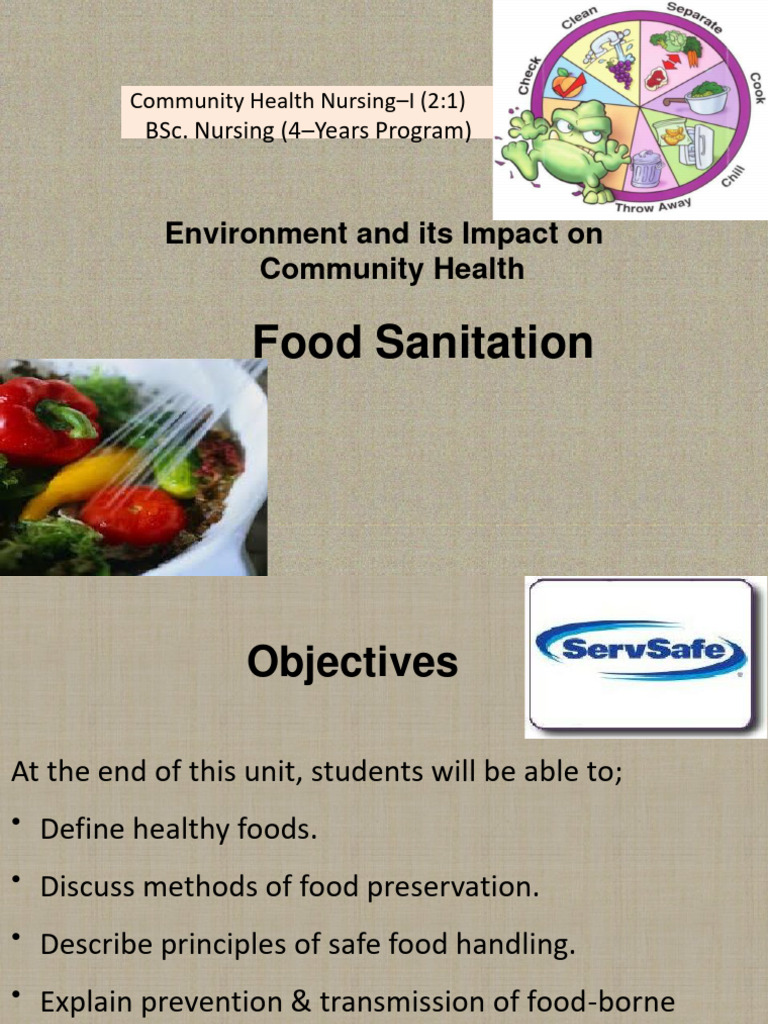 8 Food Sanitation | PDF | Fermentation | Food Preservation