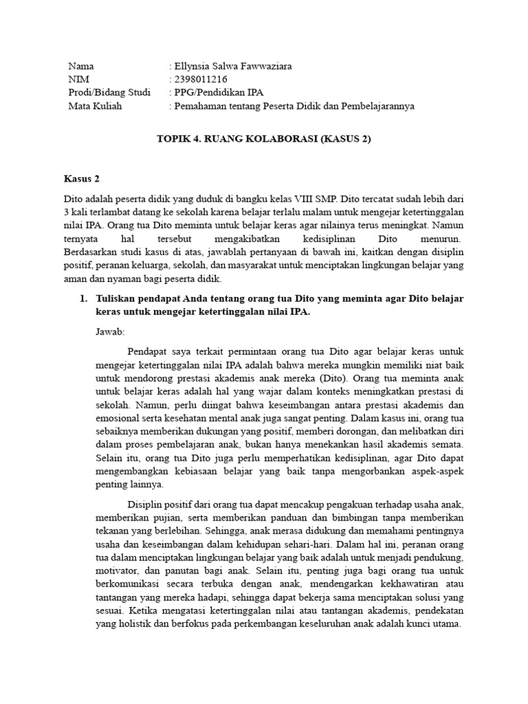 Dukungan Positif untuk Dito | PDF