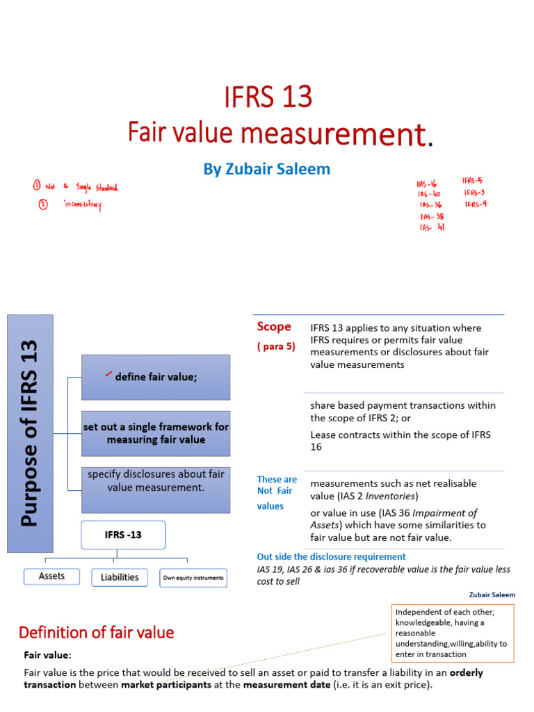 Ifrs 13 | PDF | Fair Value | Valuation (Finance)