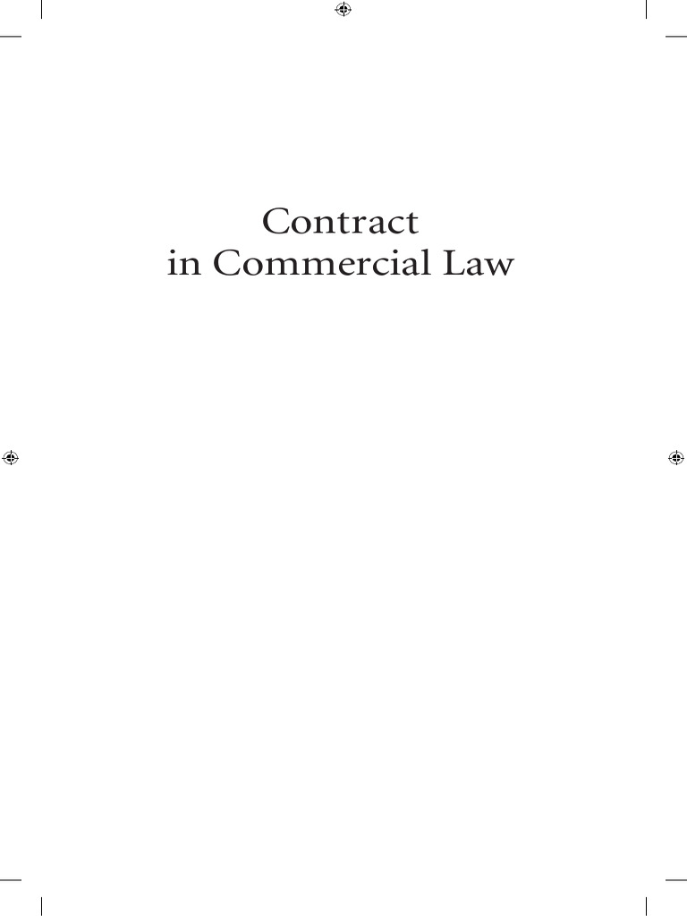 Contract in Commercial Law - Russell Hinchy - 2016 - Lawbook Co ...