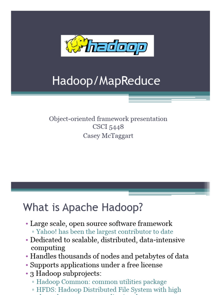 Hadoop | Download Free PDF | Apache Hadoop | Map Reduce Hadoop | Download Free PDF | Apache Hadoop | Map Reduce