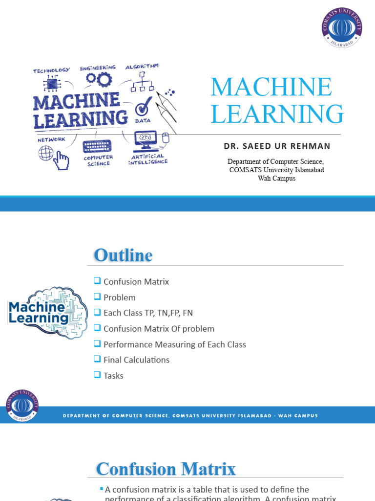 ML - Confusion Matrix | PDF | Accuracy And Precision | Statistical ...