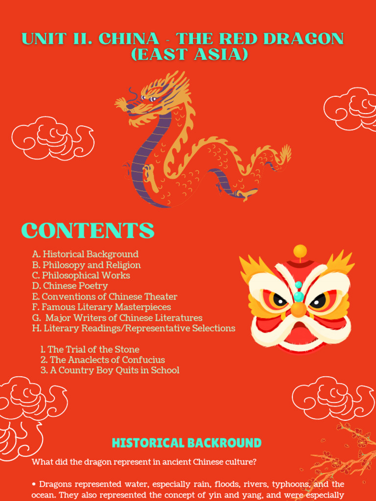 China - The Red Dragon | PDF | Chinese Poetry | Confucianism