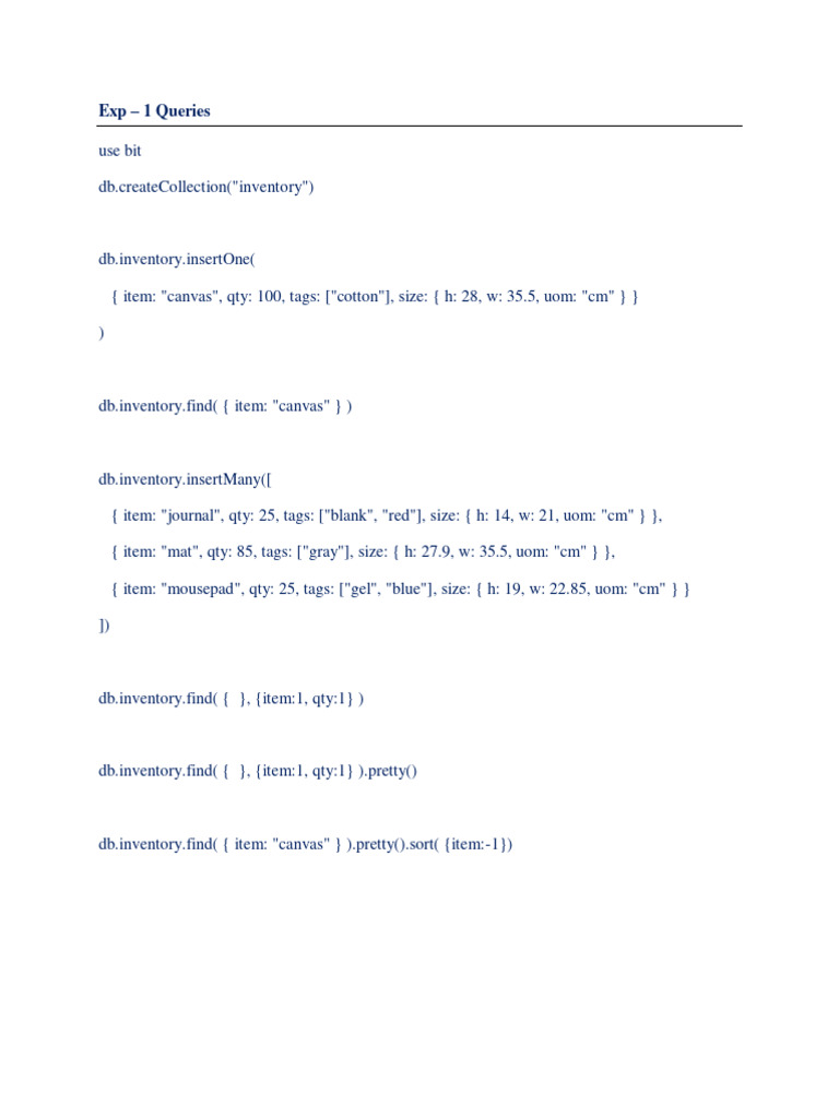 Mongo Queries For Participants | PDF | Market (Economics) | Marketing