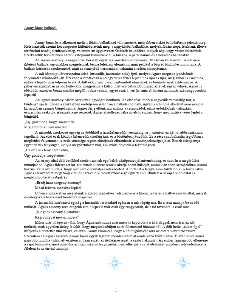 Arany Balladái | PDF