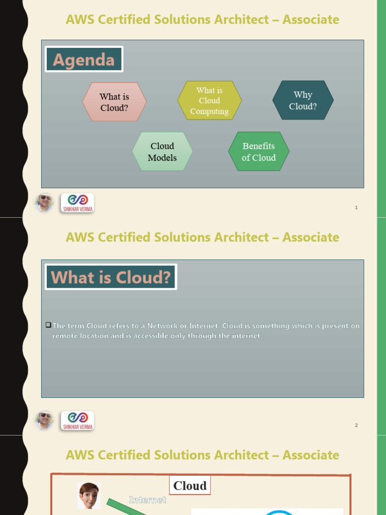 AWS PPT Attached With Course | PDF | Cloud Computing | Amazon Web Services