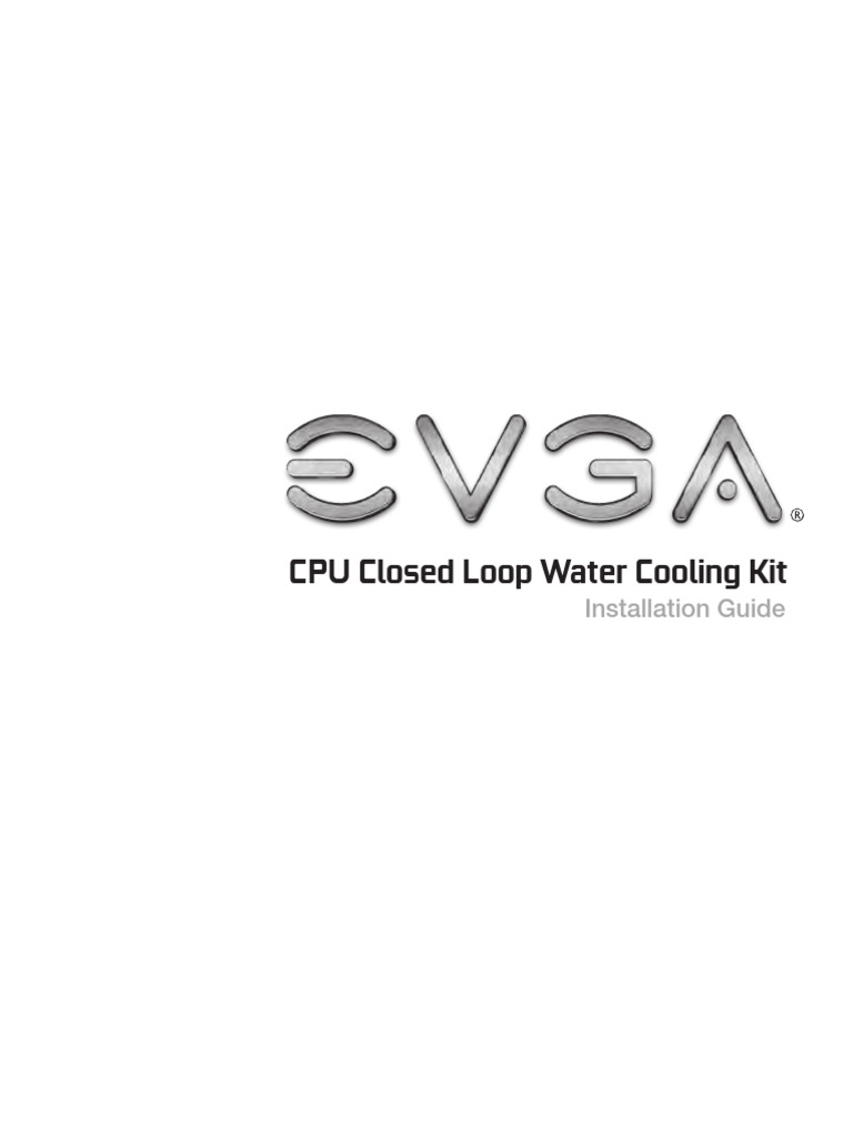 EVGA CLC Kit Manual 2021 | PDF | Computer Architecture | Manufactured Goods