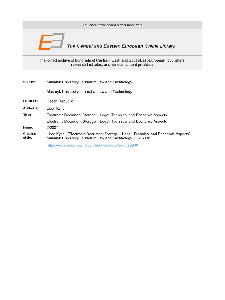 Electronic-Document-Storage-Legal-Technical-And-Economic-Aspects ...