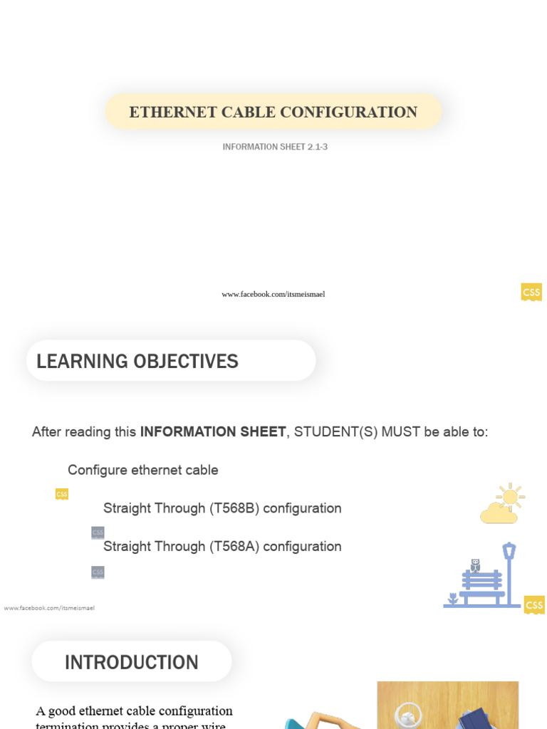 2.1 3 Ethernet Cable Configuration | PDF | Telecommunications ...