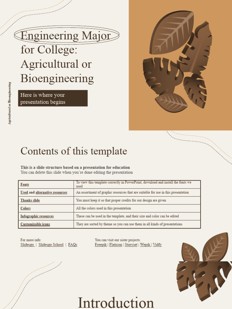 Engineering Major For College Agricultural or Bioengineering XL | PDF ...