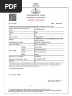 Nativity Certificate | PDF