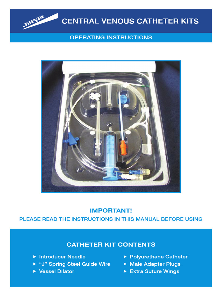 Central Cather | PDF | Catheter | Surgical Suture