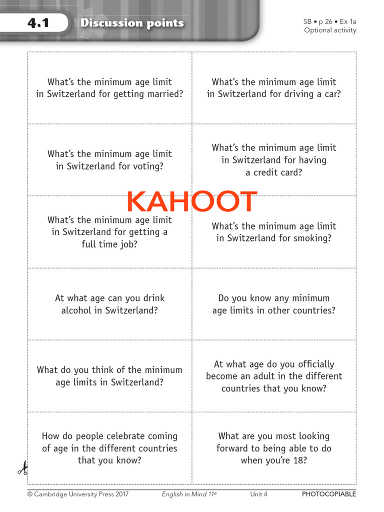11e - Unit 4 - Worksheets - All | PDF