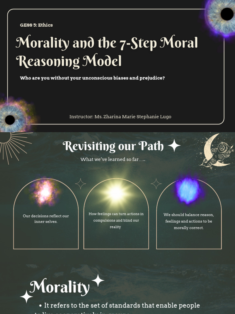 Chapter III- 7 Step Moral Reasoning Model | PDF | Choice | Reason