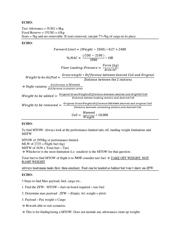 CFPA Cheat Sheete | PDF | Payload | Aerospace Engineering