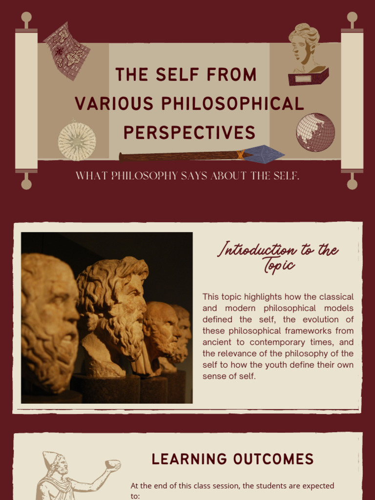 Gec1 What Philosophy Says About Self - The Self From Various Philosophical Perspectives | PDF ...