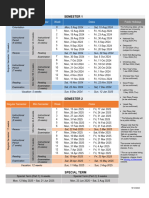 NUS Academic Calendar 2024/25 | PDF | Academic Term | Educational Stages