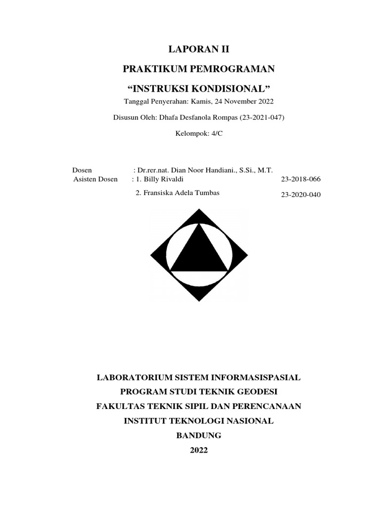 Laporan 2 Pemrograman | PDF | Komputer | Teknologi & Rekayasa