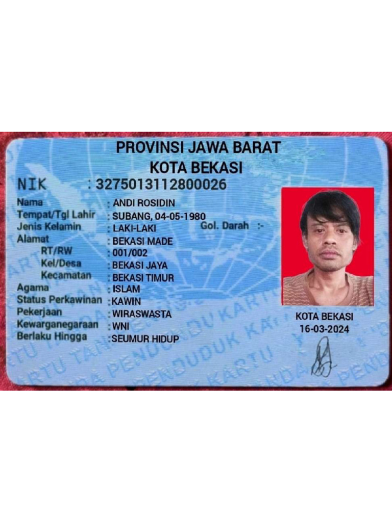 KTP Andi Rosidin | PDF