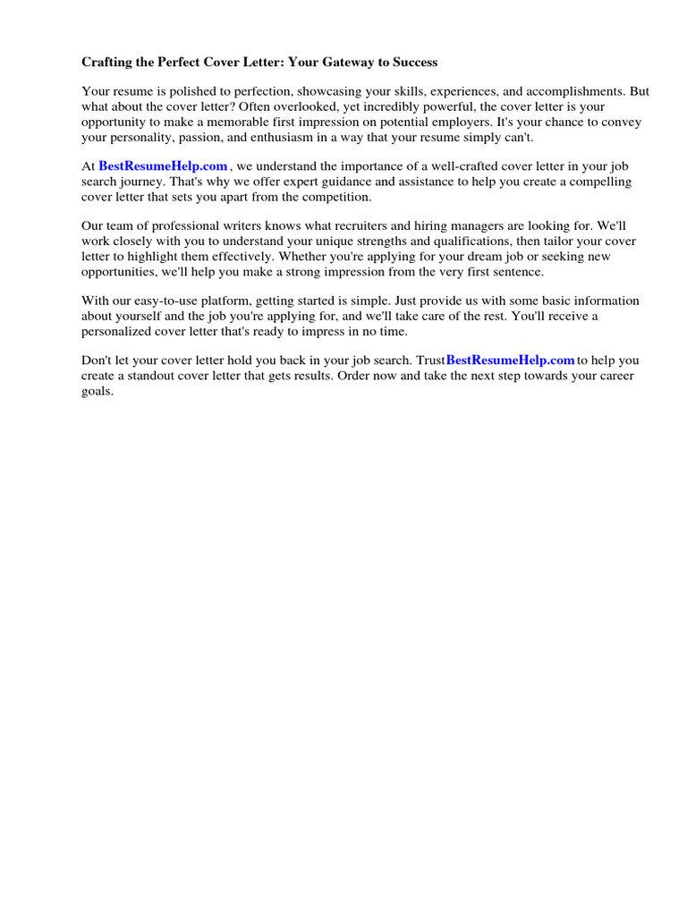 Cover Letter Formatting Essentials | PDF | Résumé | Application Software