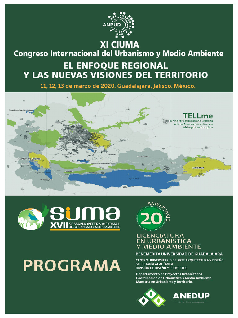 Programa Xi Ciuma - Xvii Siuma 2020 | PDF | México | Urbanismo