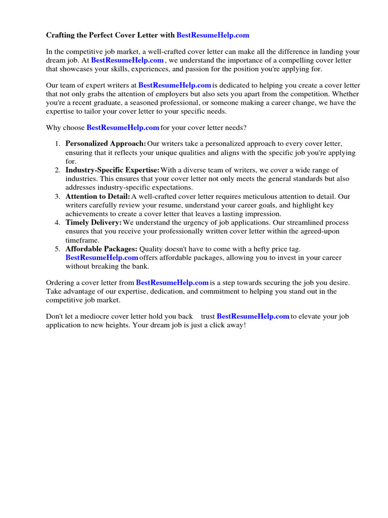 Human Rights Cover Letter
