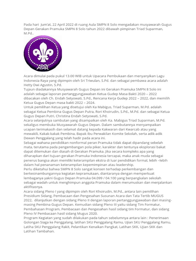 Contoh Hasil Mugus | PDF