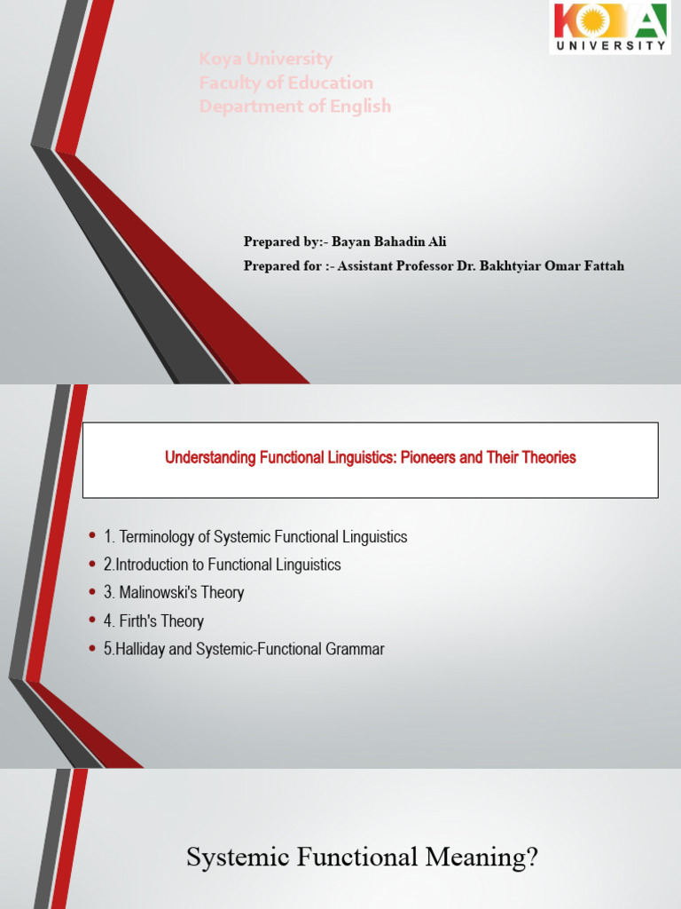 Functional Linguistics - Bayan B. - 071504 | PDF | Linguistics | Human Communication