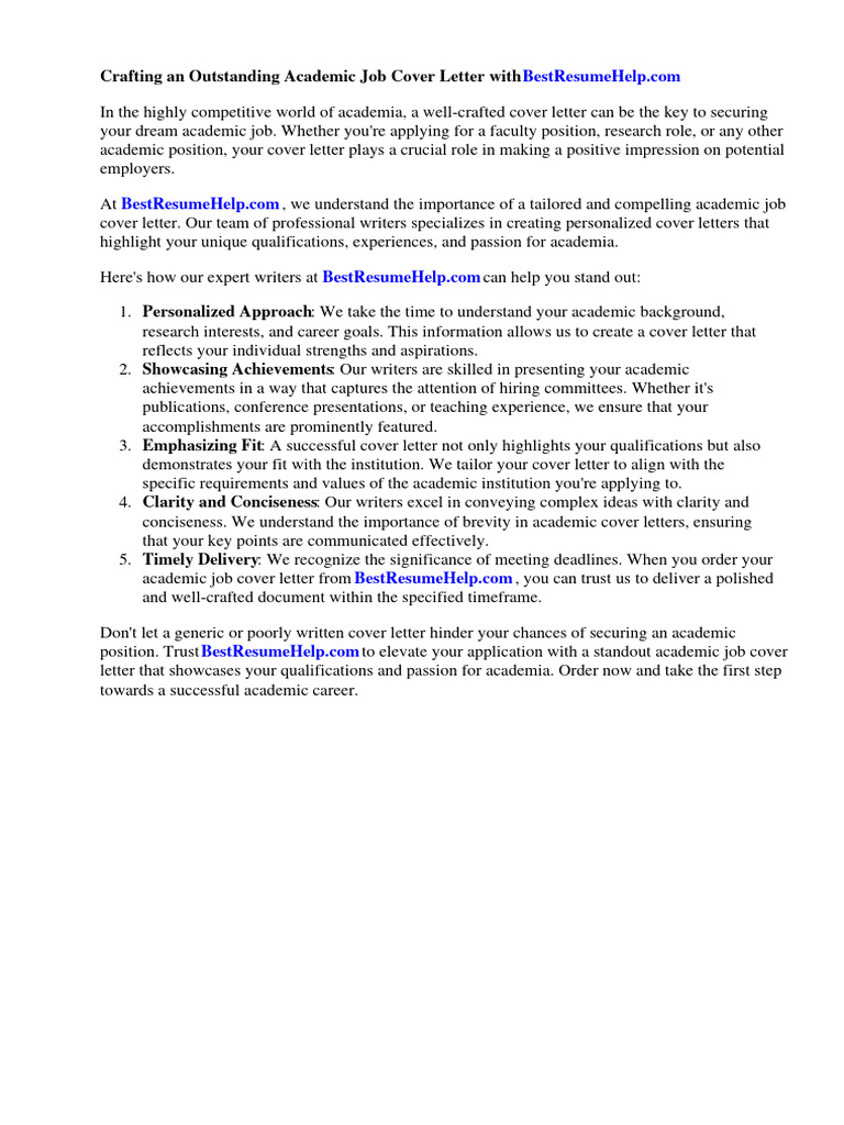 Academic Job Cover Letter Uk | PDF | Résumé | Experience