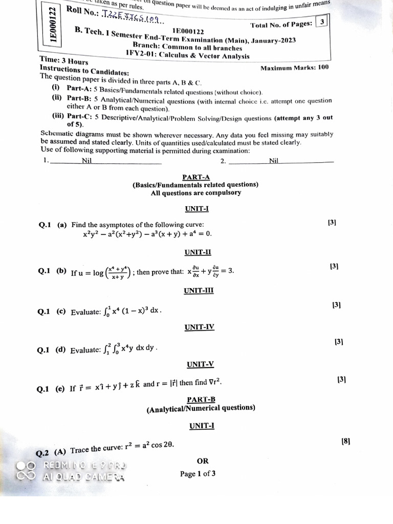 Last Year Question Papers of All Subjects | PDF | Transformer | Rectifier