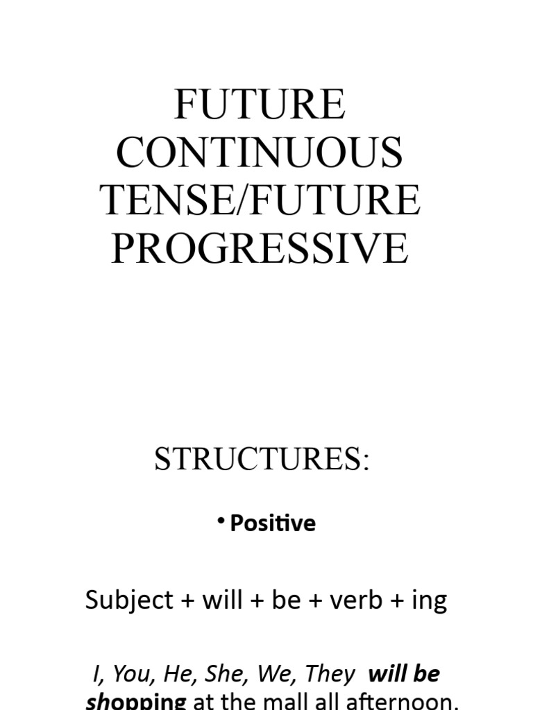 Future Continuous (1) | PDF | Verb | Linguistic Morphology