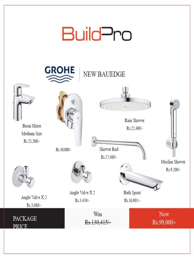 Dealerships Packages | PDF | Shower | Plumbing