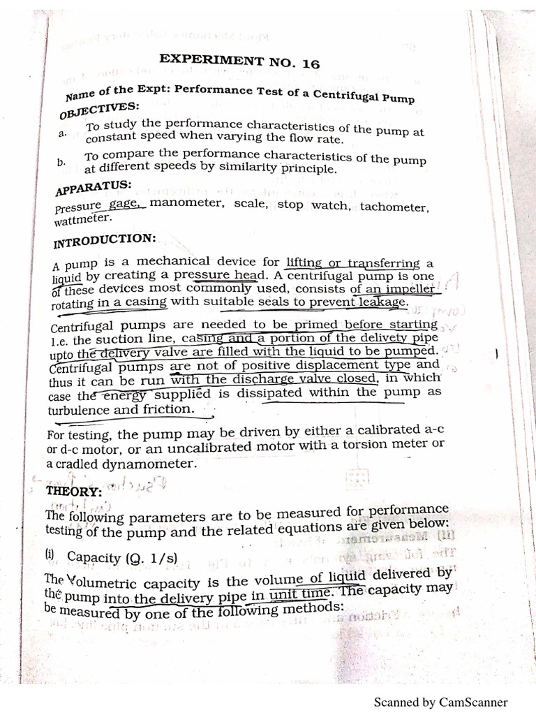 Fluid Lab Book (Qamrul Sir) | PDF