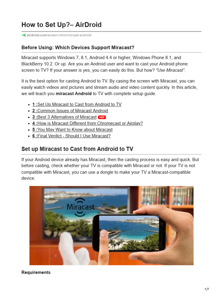 How To Set Up AirDroid | PDF | Android (Operating System) | Ios