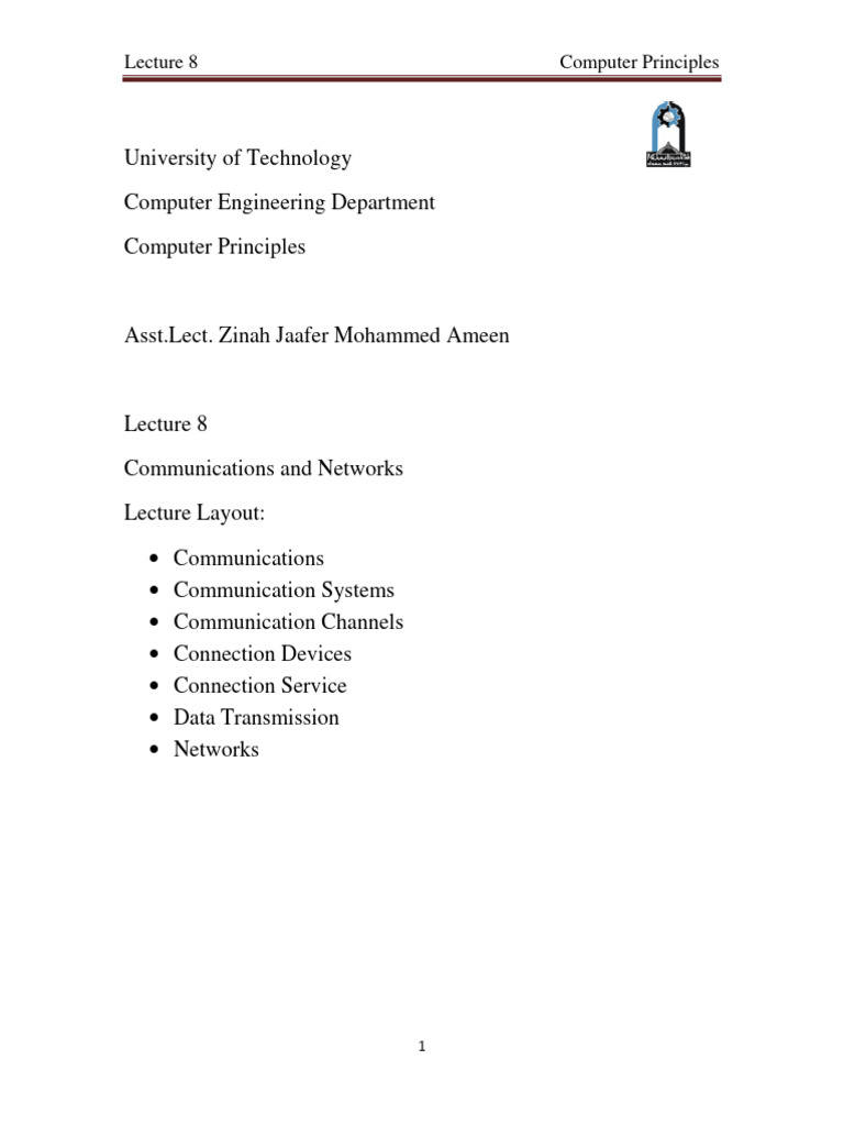 Lec 8 | PDF | Modem | Computer Network Lec 8 | PDF | Modem | Computer Network