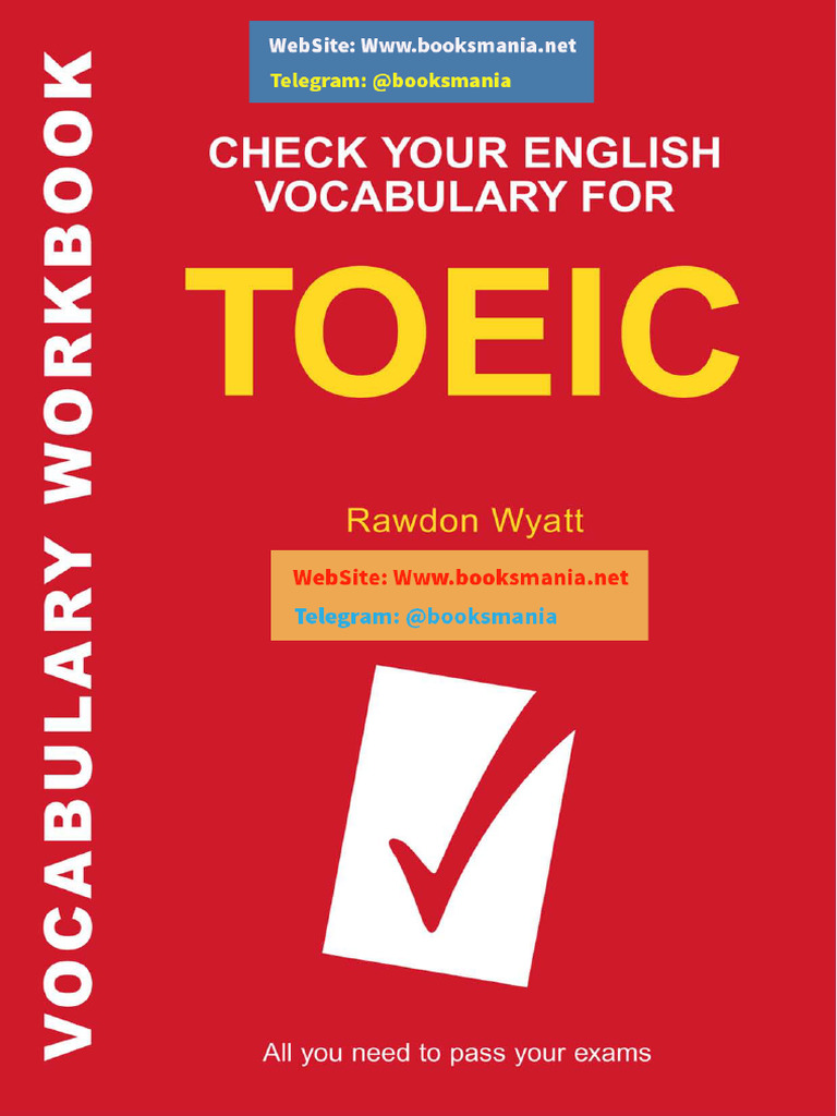 Check Your English Vocabulary For TOEIC | PDF | Employment | Adjective
